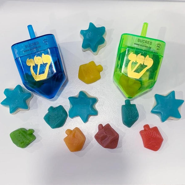 Dreidels Filled With Candies - Sucrés